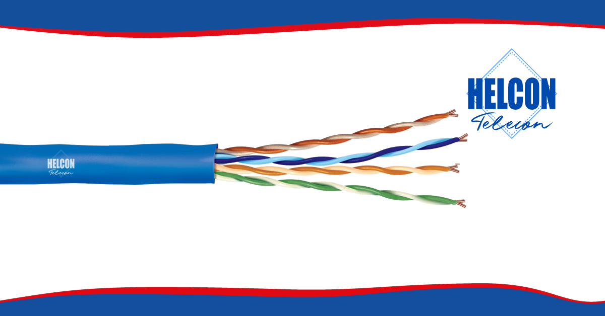 Cabo LAN UTP Cat.5e 4 pares 24 AWG CMX HELCON Telecom || HELCON TELECOM