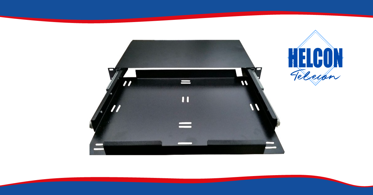 Caixa para reserva de cordão óptico com 19" polegadas || HELCON TELECOM